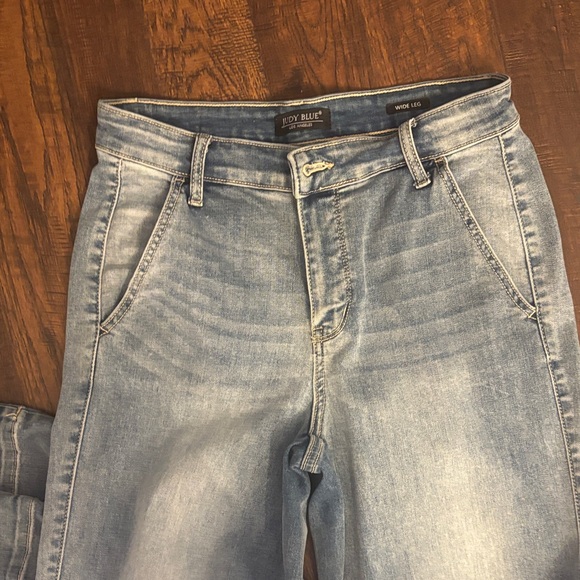 Judy Blue | Jeans | Judy Blue Light Blue Denim Wide Leg Pants | Poshmark